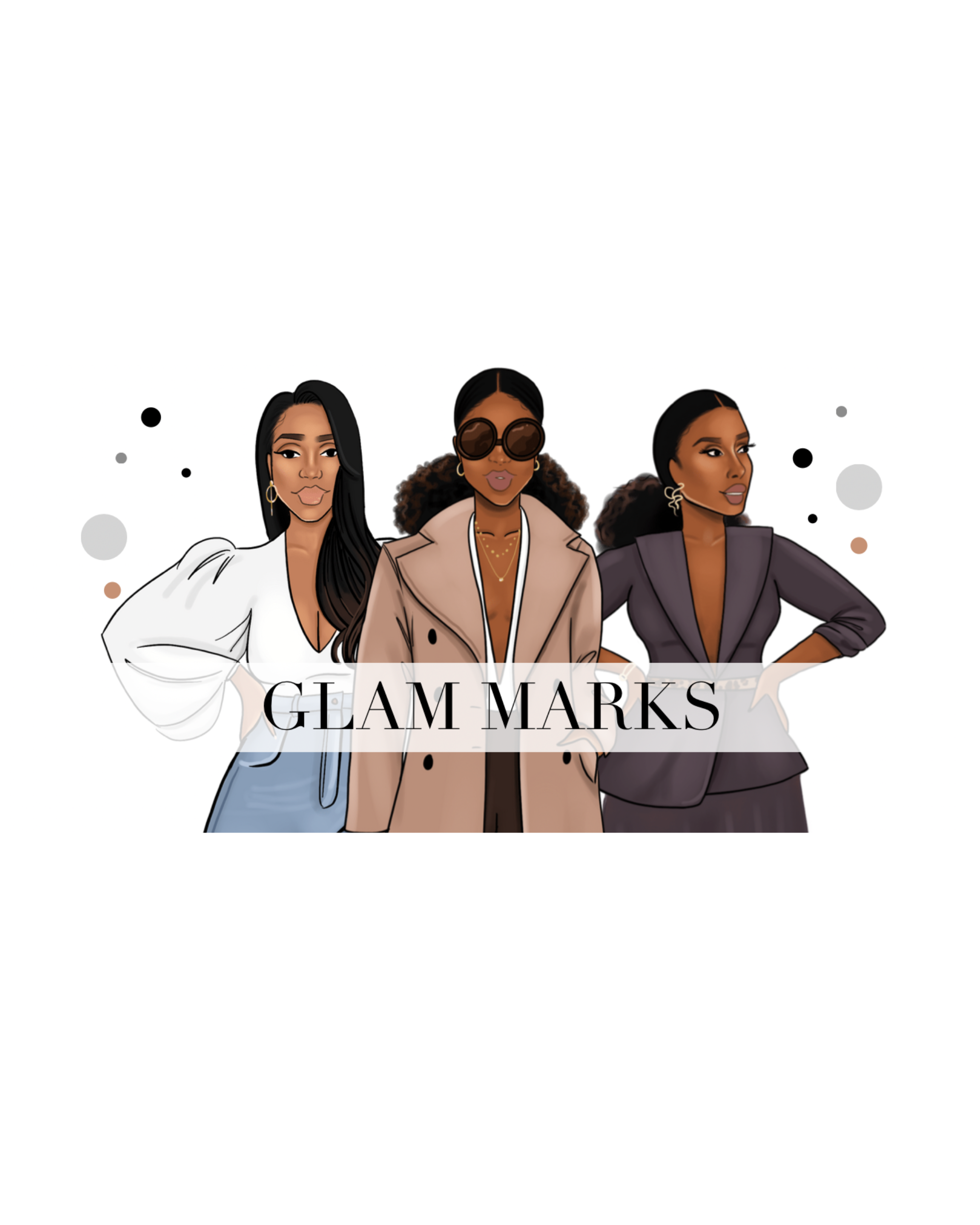 Glam Marks Illustration
