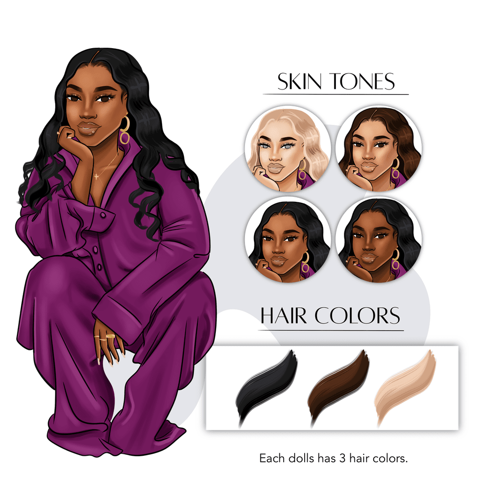 Glam Marks Illustration