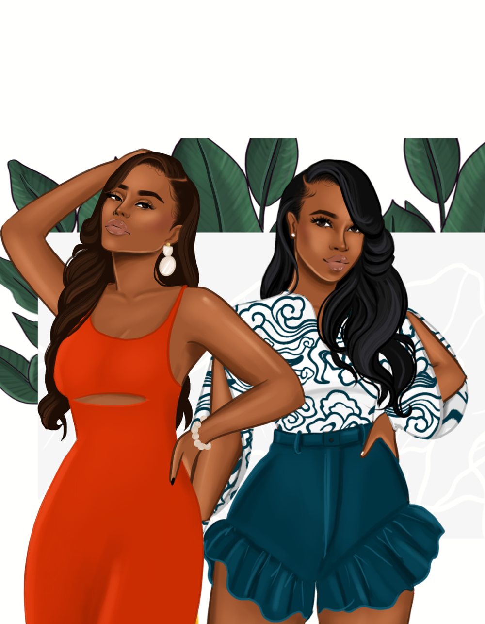 Glam Marks Illustration