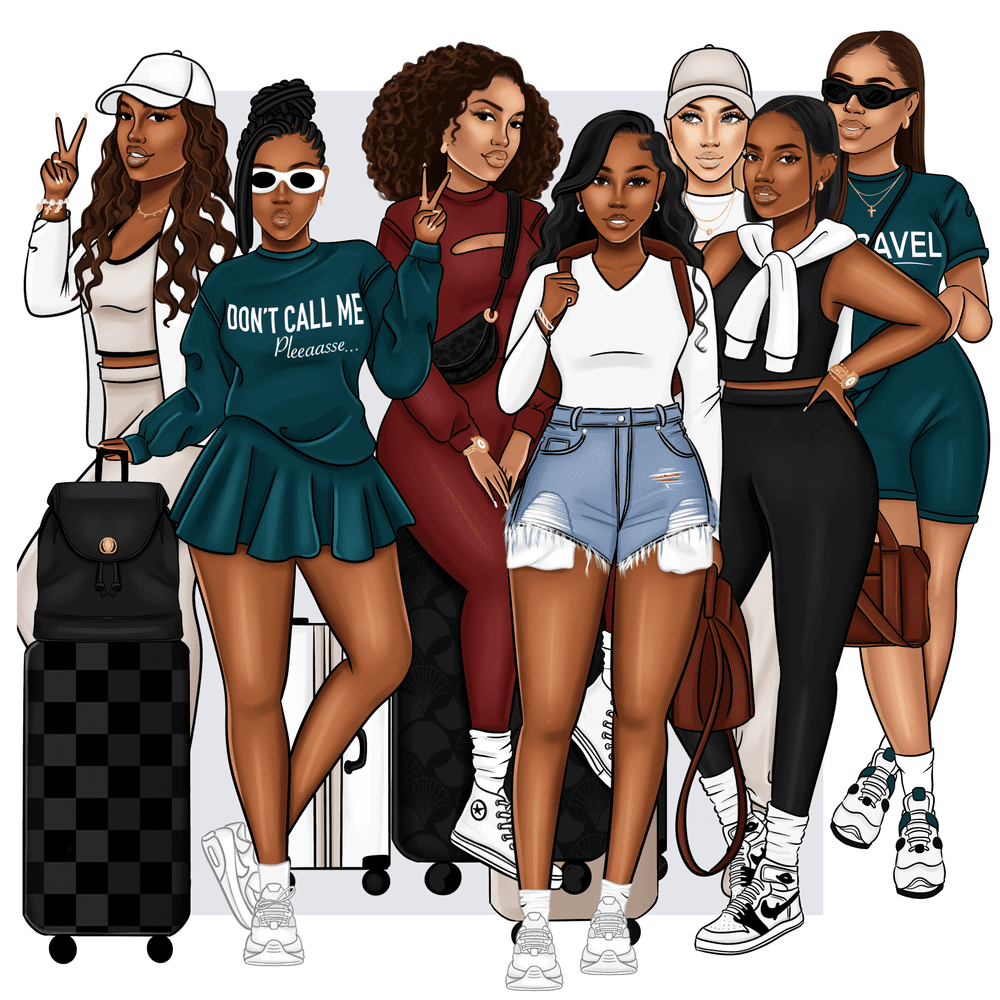 Glam Marks Illustration