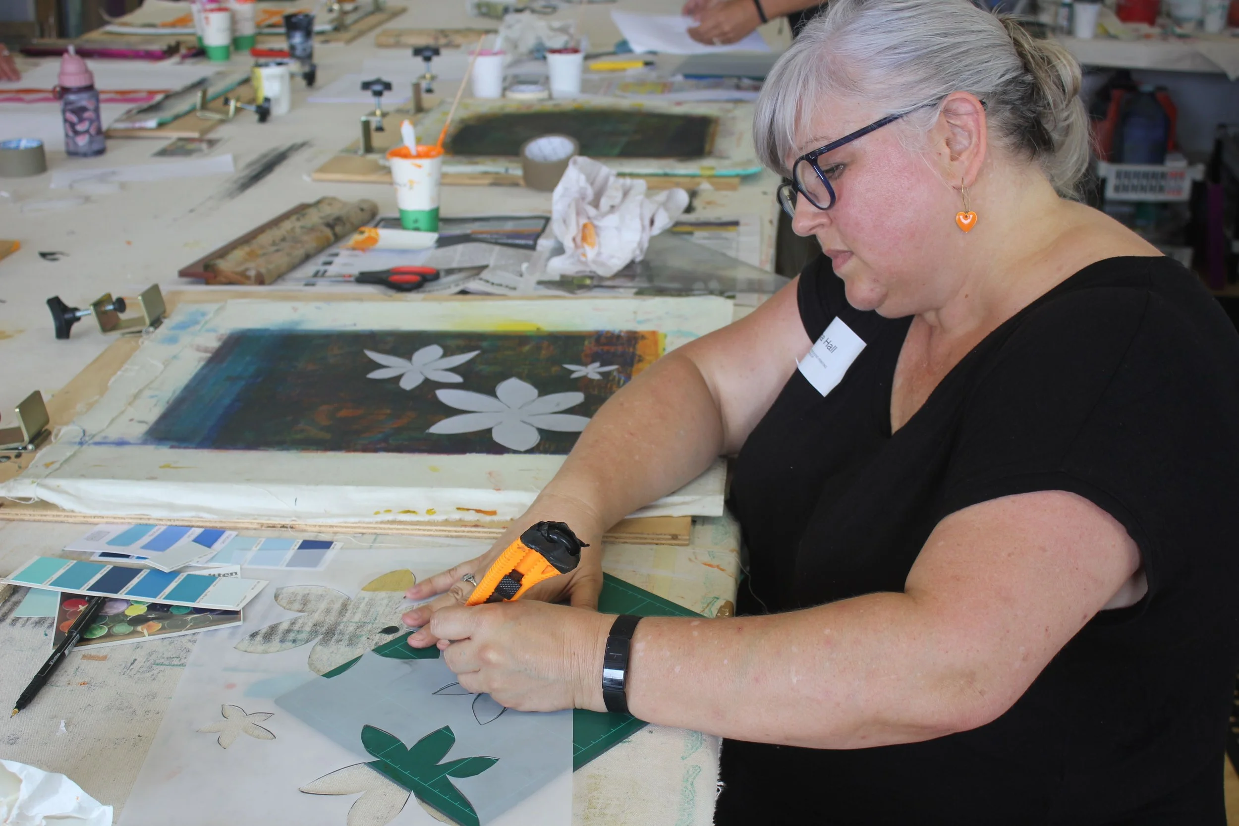 Slow nights; draw, ink and print on textiles, Thursdays 6.30 – 9 pm, 6 ...