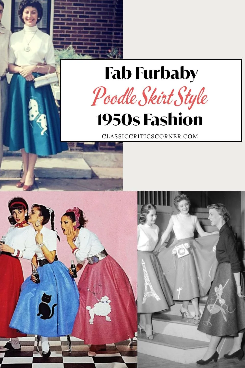 The Ultimate Guide to Poodle Skirts in the 1950s - Classic Critics Corner