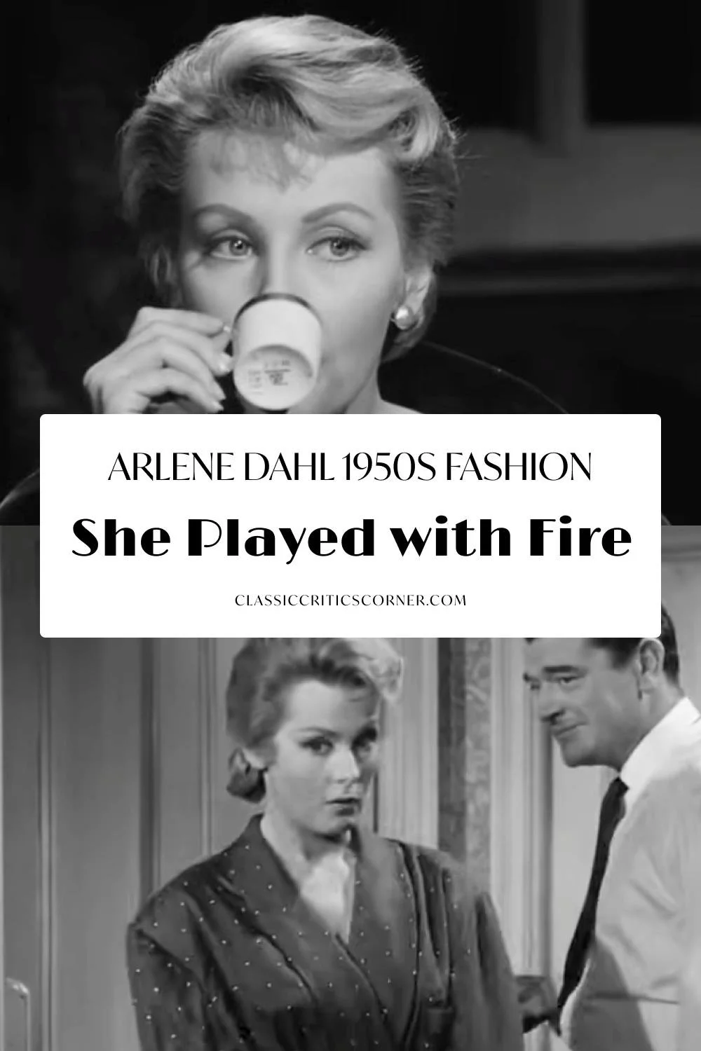 She Played with Fire - Movie Recap and Arlene Dahls 1950s Fashion ...