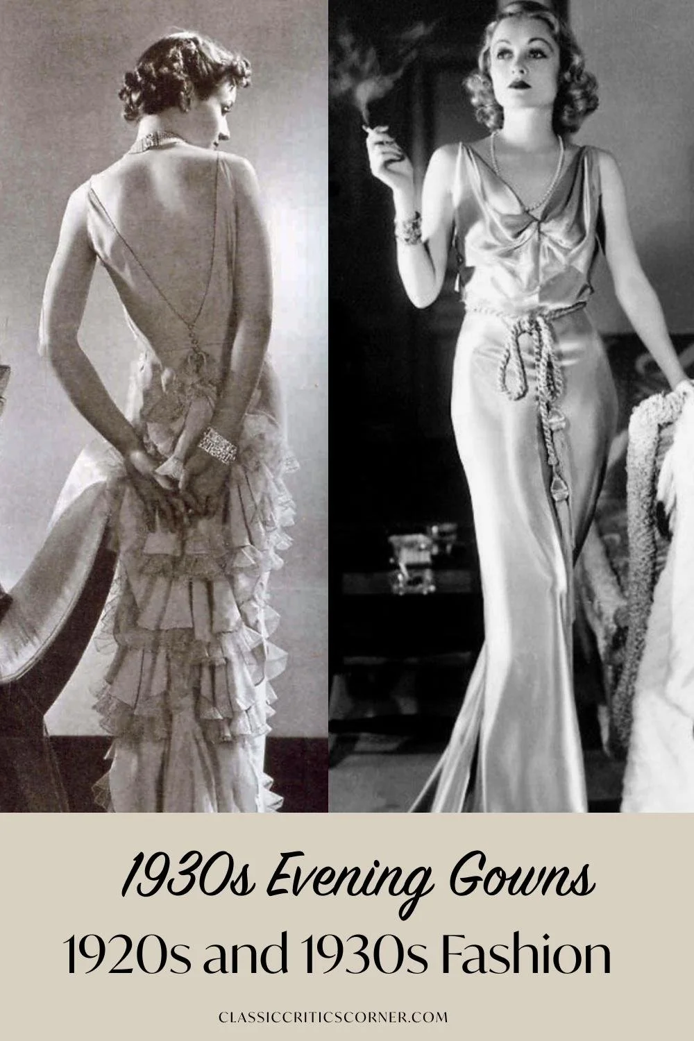Flappers to Vintage Glam - 1920s and 1930s Fashion - Classic Critics Corner