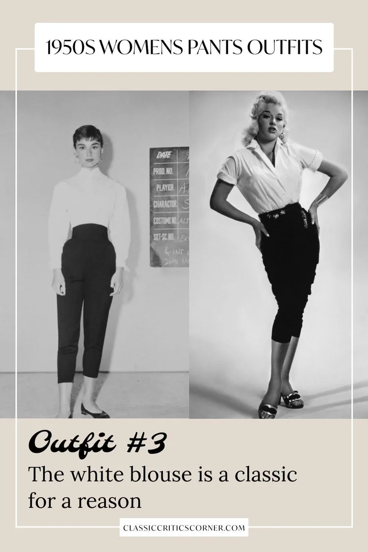1950s Women's Pants Outfits - 7 Chic Vintage Styles - Classic Critics ...
