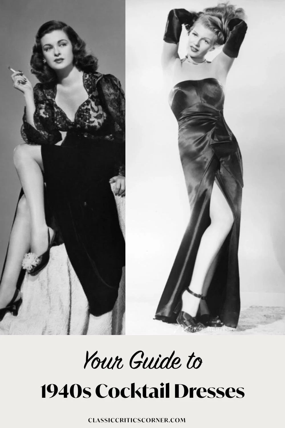 Your Guide to the 1940s Cocktail Dress - Classic Critics Corner
