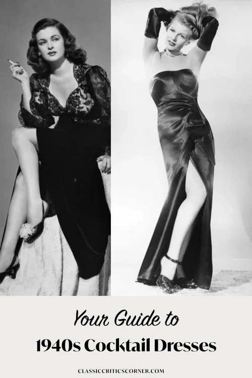 Your Guide to the 1940s Cocktail Dress - Classic Critics Corner
