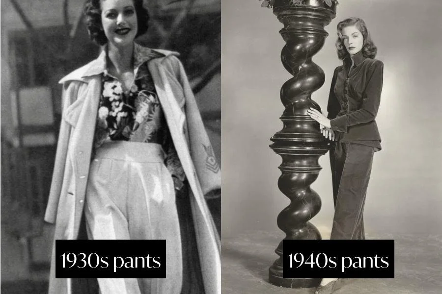 How to Wear Trousers Old Hollywood Glam Style | 1940s Womens Pants ...