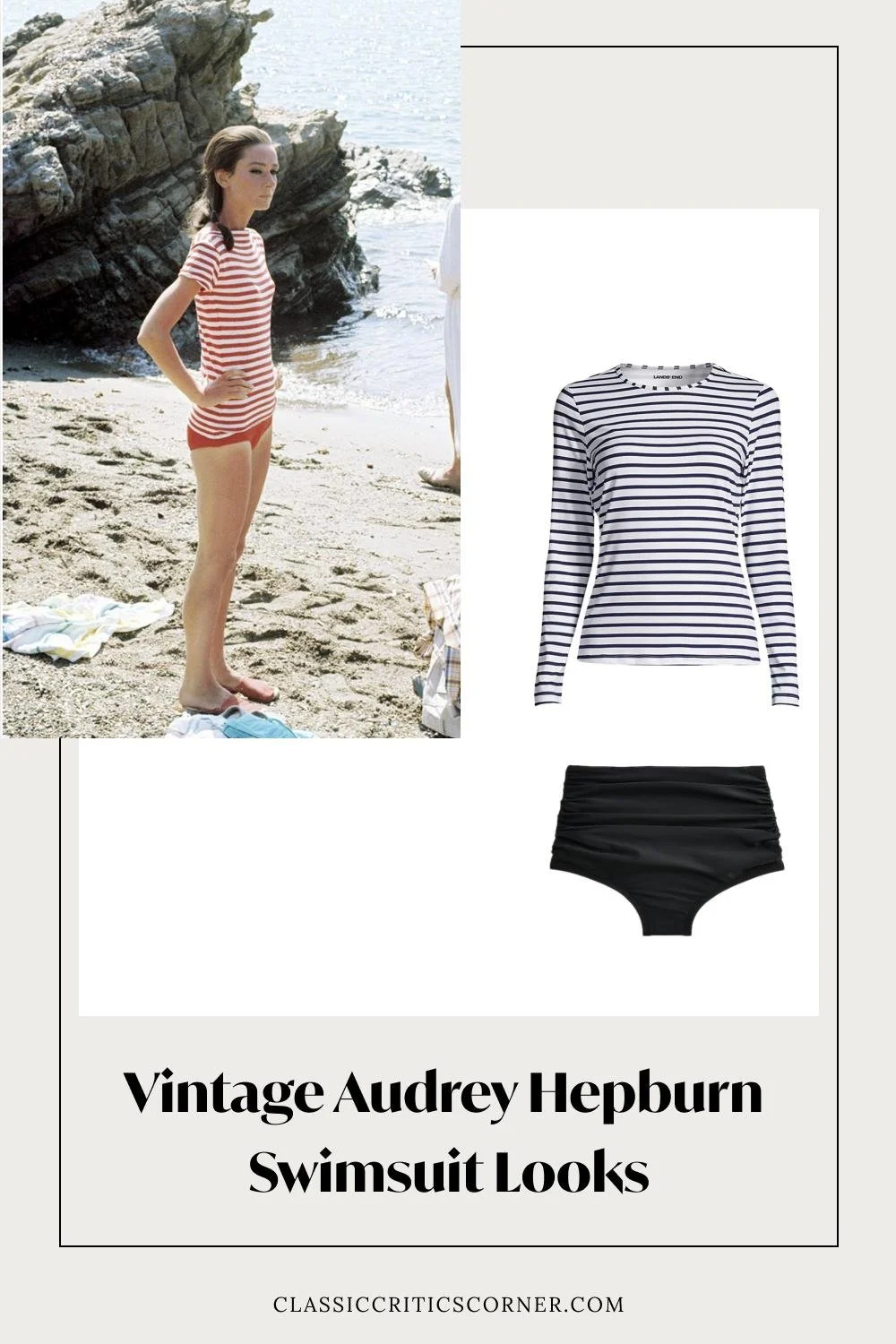 7 Vintage Audrey Hepburn Swimsuit Looks to Inspire Your Next Vacation ...