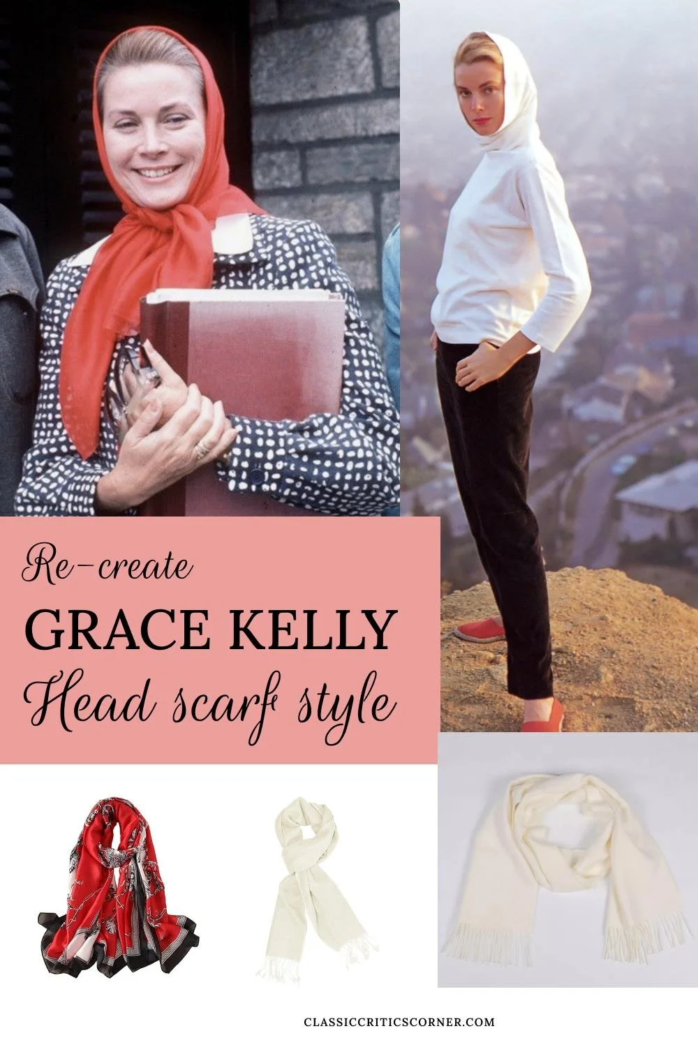 Grace Kelly Head Scarf - 7 Insanely Chic outfit accessory ideas ...