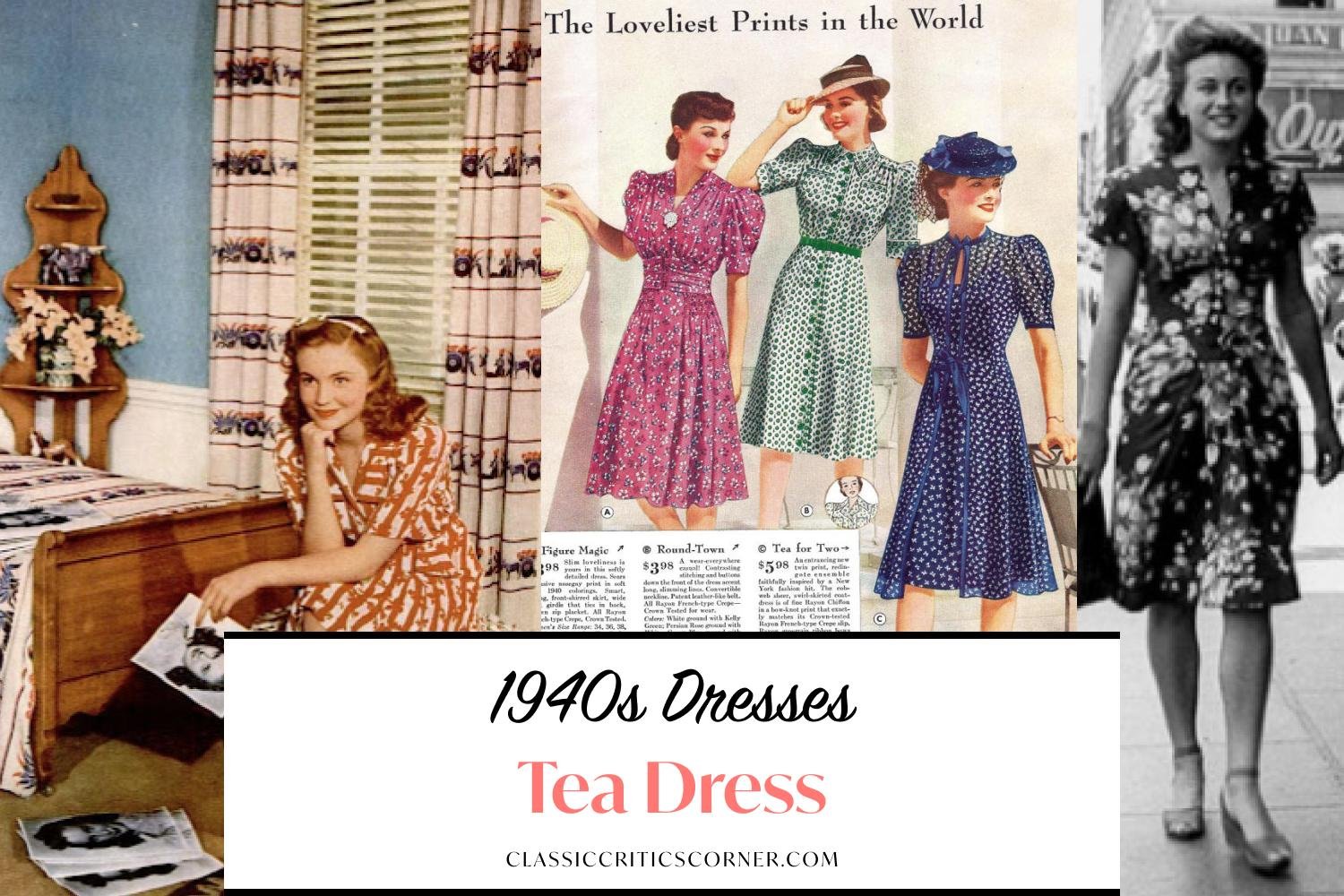 The Ultimate Guide to Vintage Style 1940s Dresses - Classic Critics Corner