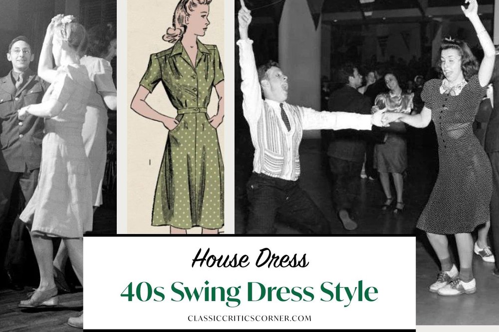 Your Complete Guide to the Vintage 1940s Swing Dress - Classic Critics ...