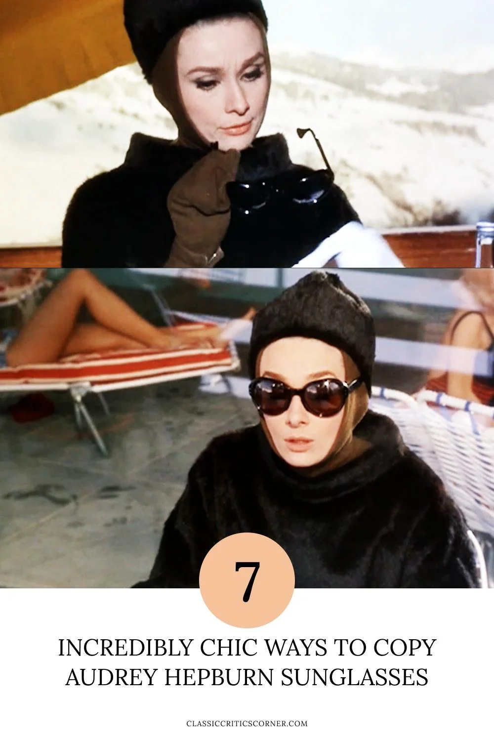 7 Incredibly Chic Ways to Copy Audrey Hepburn Sunglasses Aesthetic ...