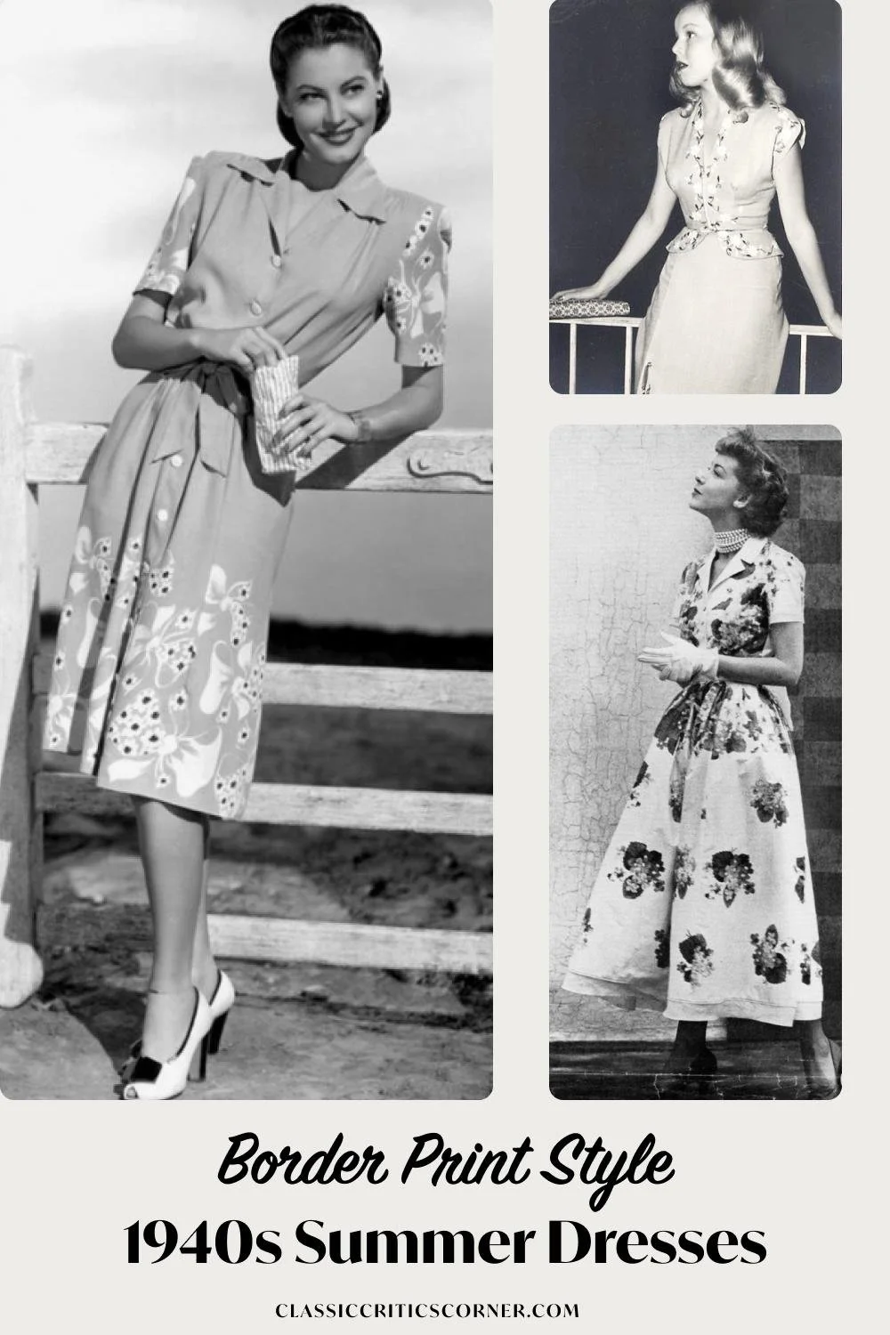 1940s Summer Dress - Your Casual Vintage Style Guide - Classic Critics ...