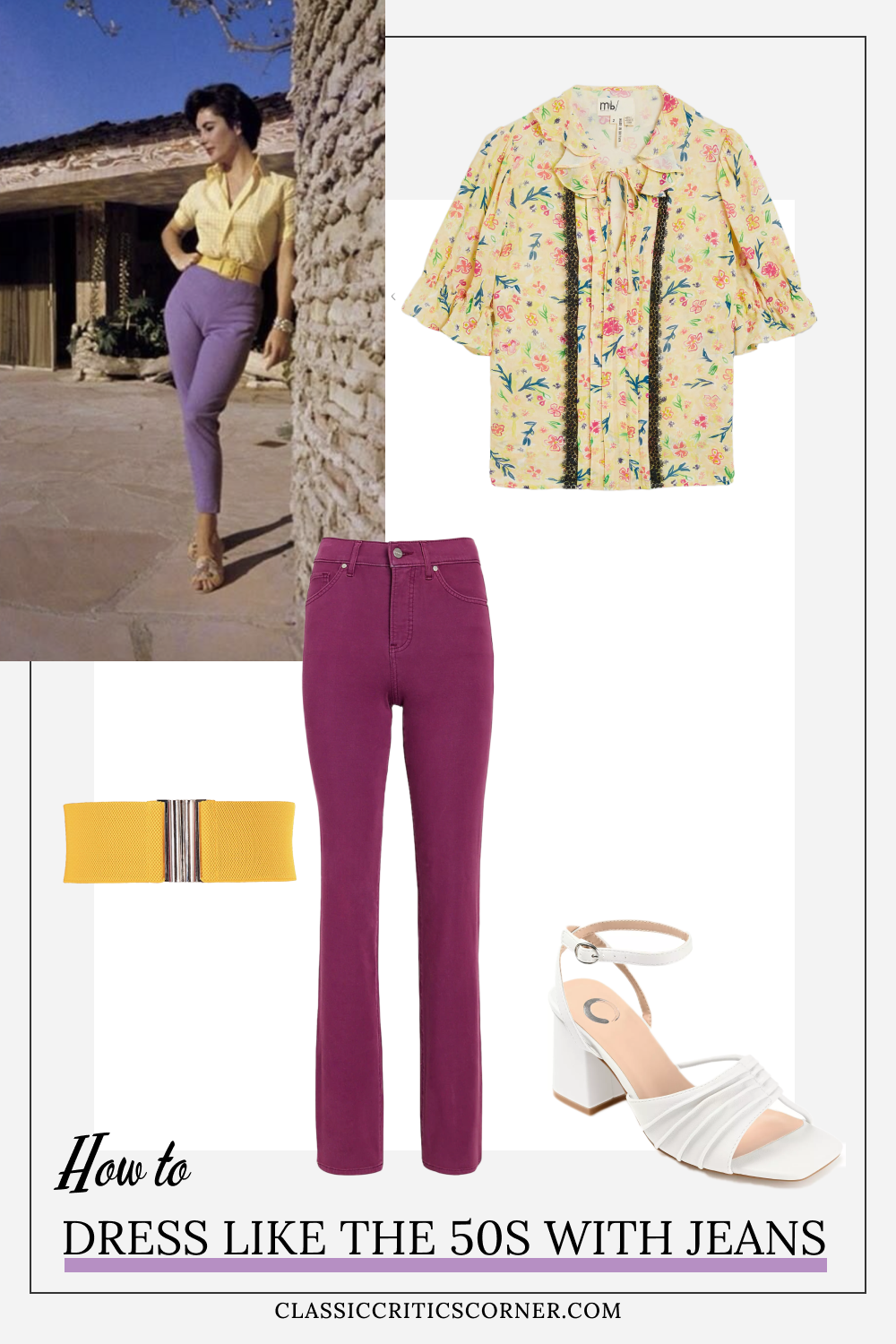 How to Dress Like the 50s with Jeans - Classic Critics Corner