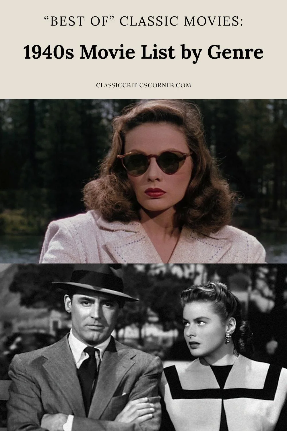 1940s Movies List By Genre - From Westerns to Comedies - Classic ...