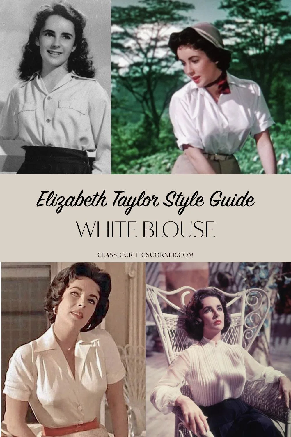 Lessons in Glamour: The Elizabeth Taylor Style Guide - Classic Critics ...