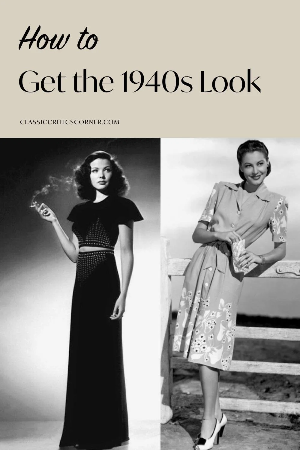 1940s Aesthetic | How to Get the 40s Look - Classic Critics Corner
