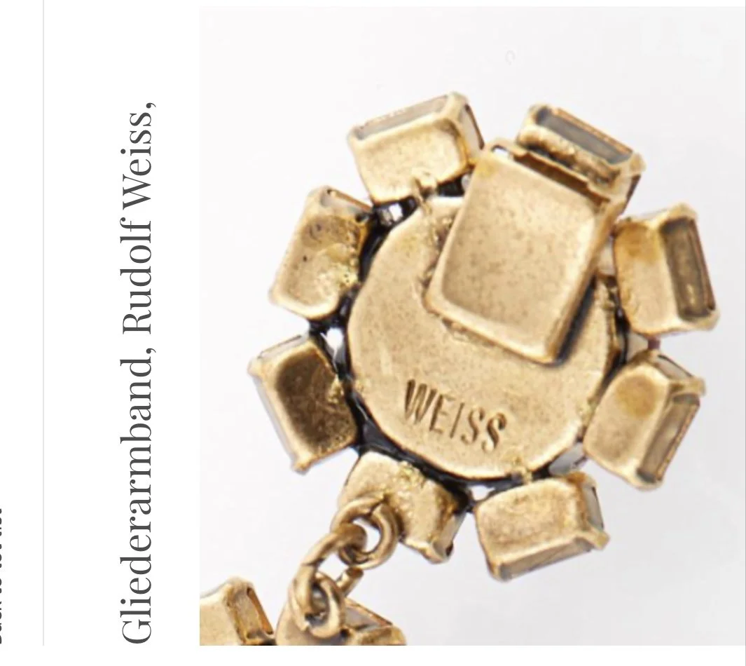 Identifying Albert Weiss and Rudolph Weiss Jewellery