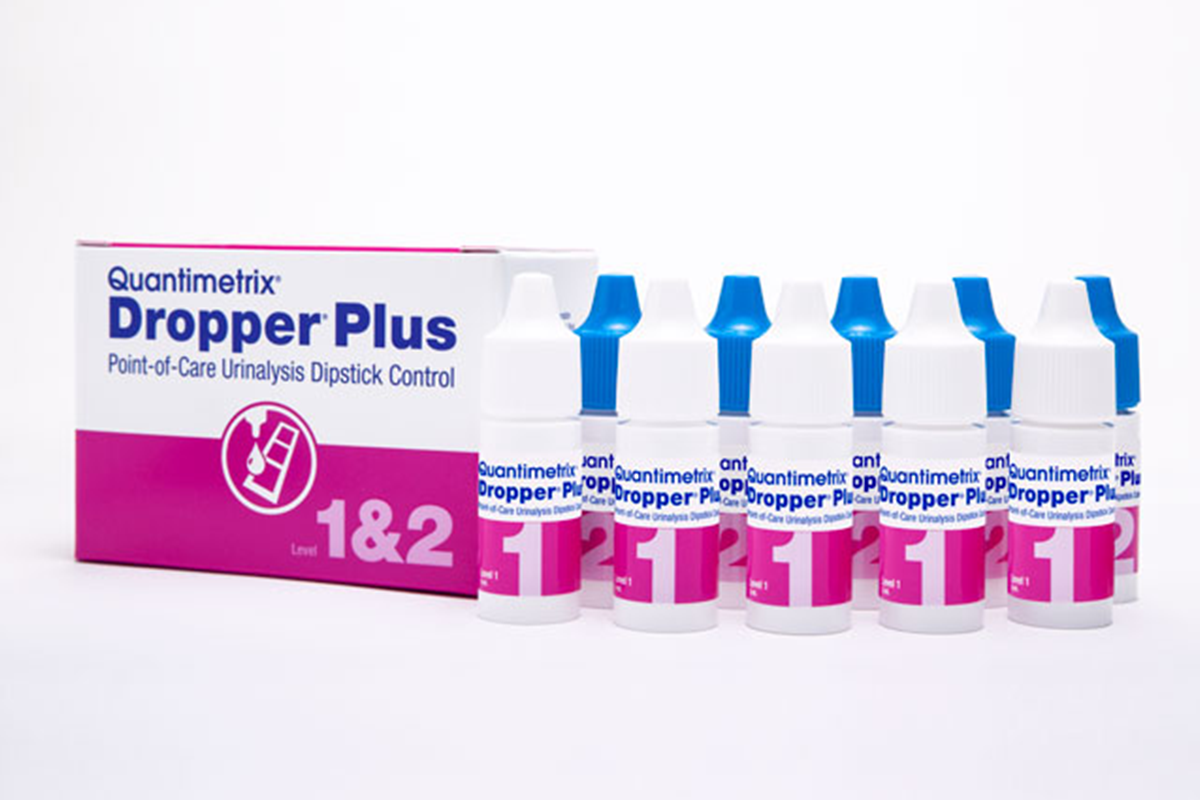 Urine test strip Quality Control Urinalysis dipstick QC - Dropper Plus ...