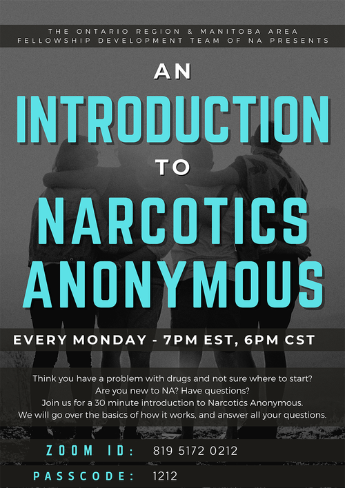 New to NA? — Toronto Area of Narcotics Anonymous