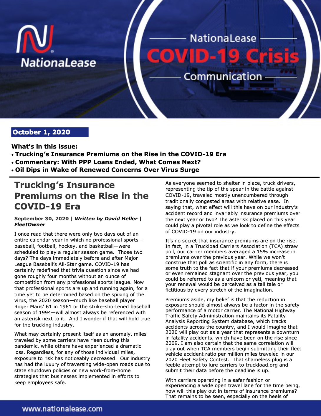 NationaLease — Koch NationaLease