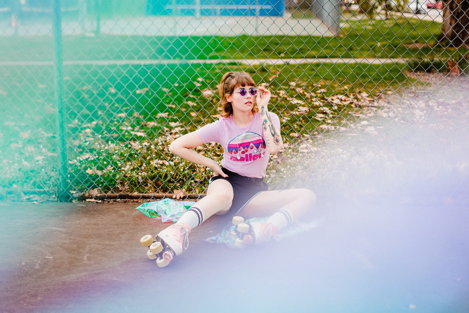 Colorful 90’s Style Rollerskate Shoot — Kirstie Dunston Photography