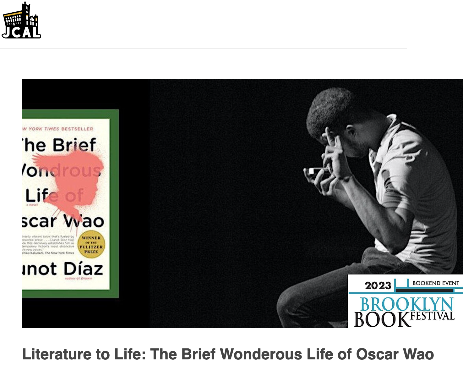 Our Events — Literature to Life