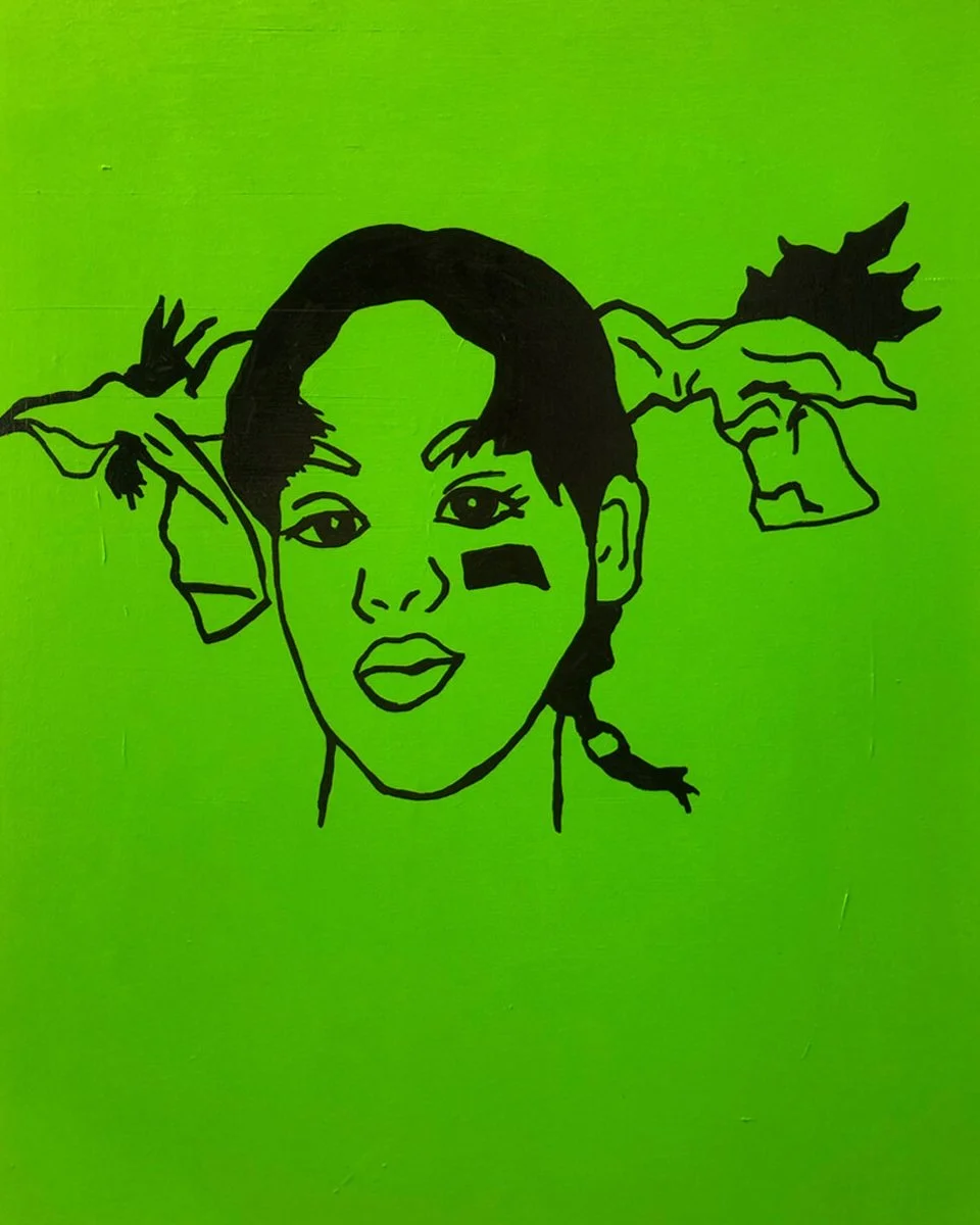 Women Left Eye Drawing