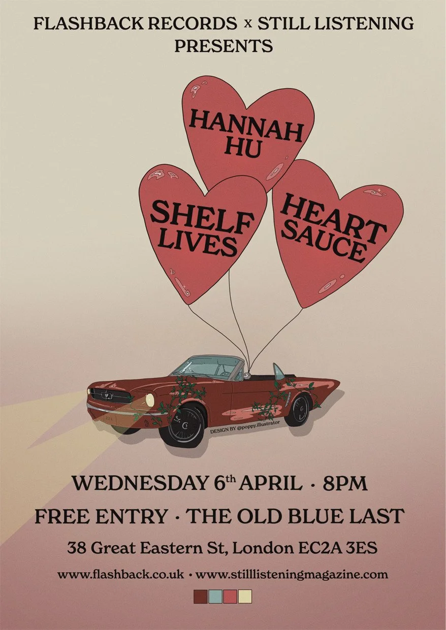 Still Listening Magazine x Flashback Records Presents: Hannah Hu, Shelf ...