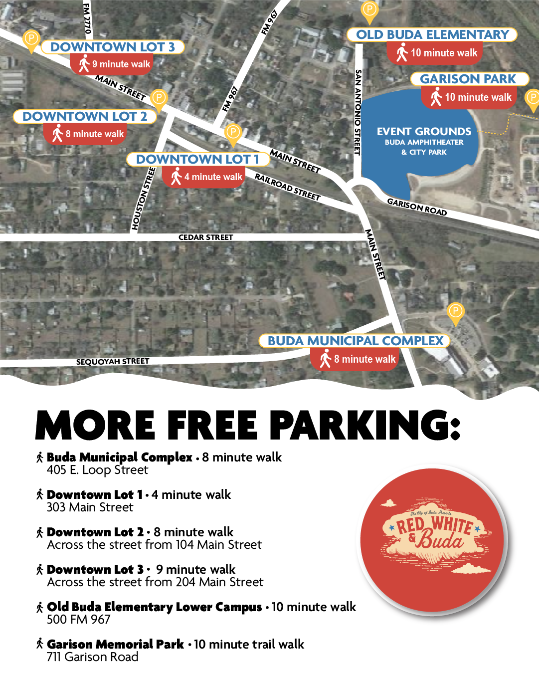 4th of July in Buda, Texas — buda amphitheater