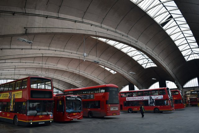 Inside Stockwell Bus Garage — Barnflakes