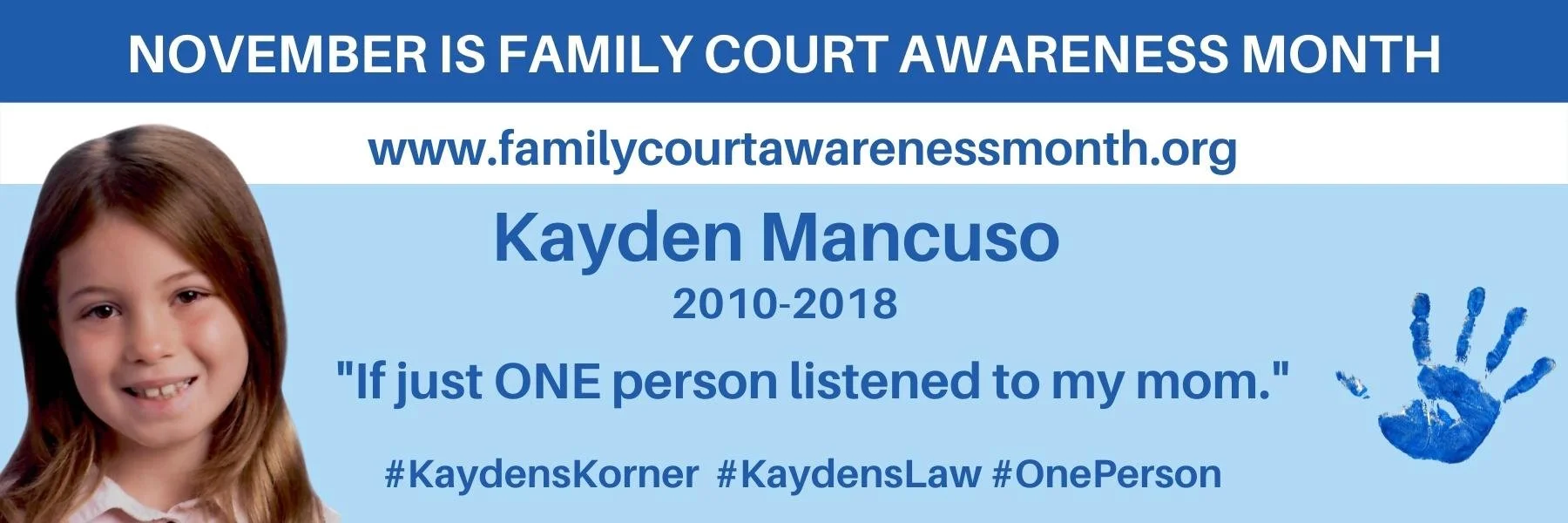 Family Court Awareness Month — One Mom's Battle