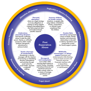 What Is Post Separation Abuse? Abuse Cycle Wheel — One Mom's Battle