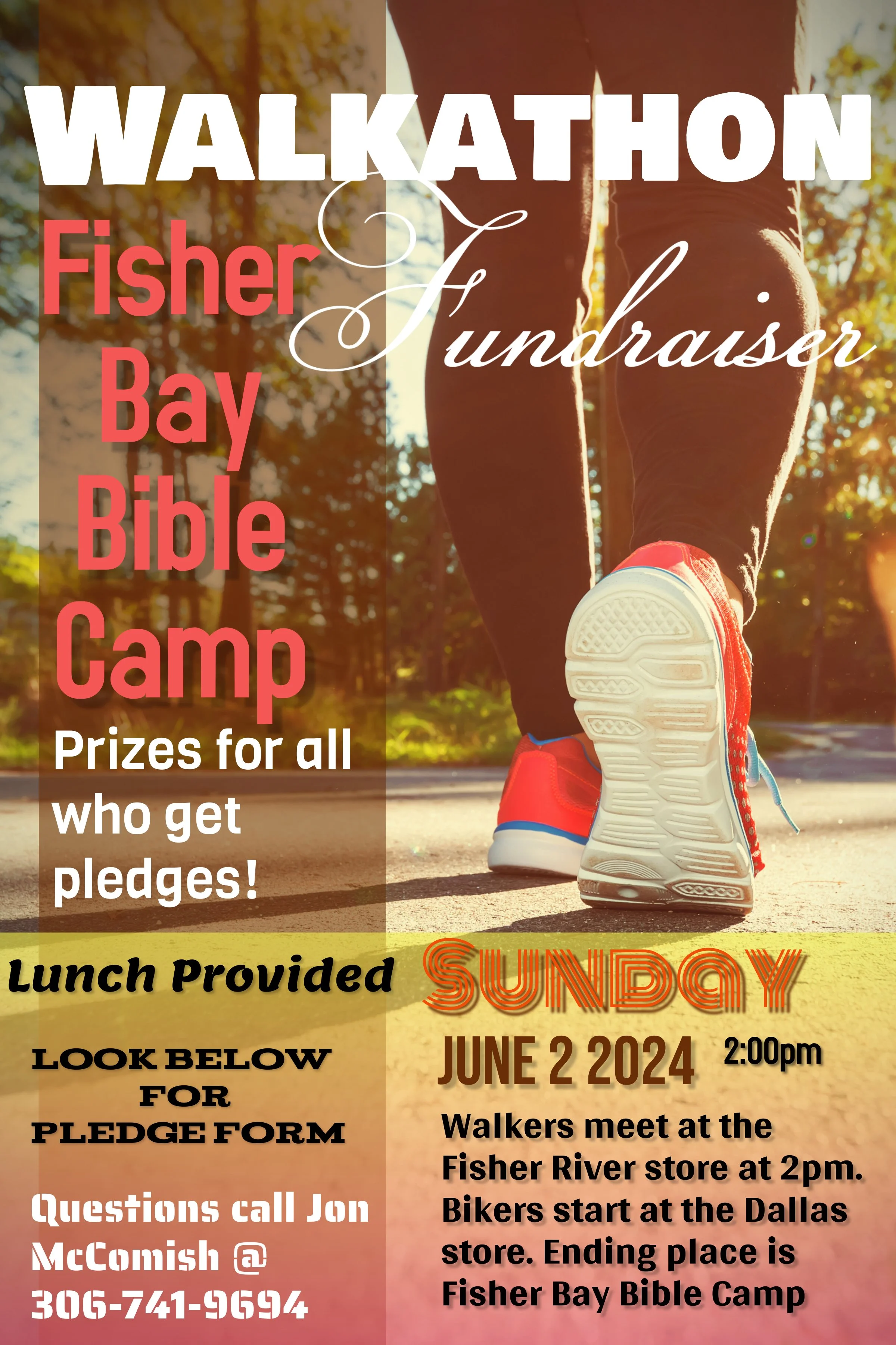 Walkathon Fundraiser — FISHER BAY BIBLE CAMP