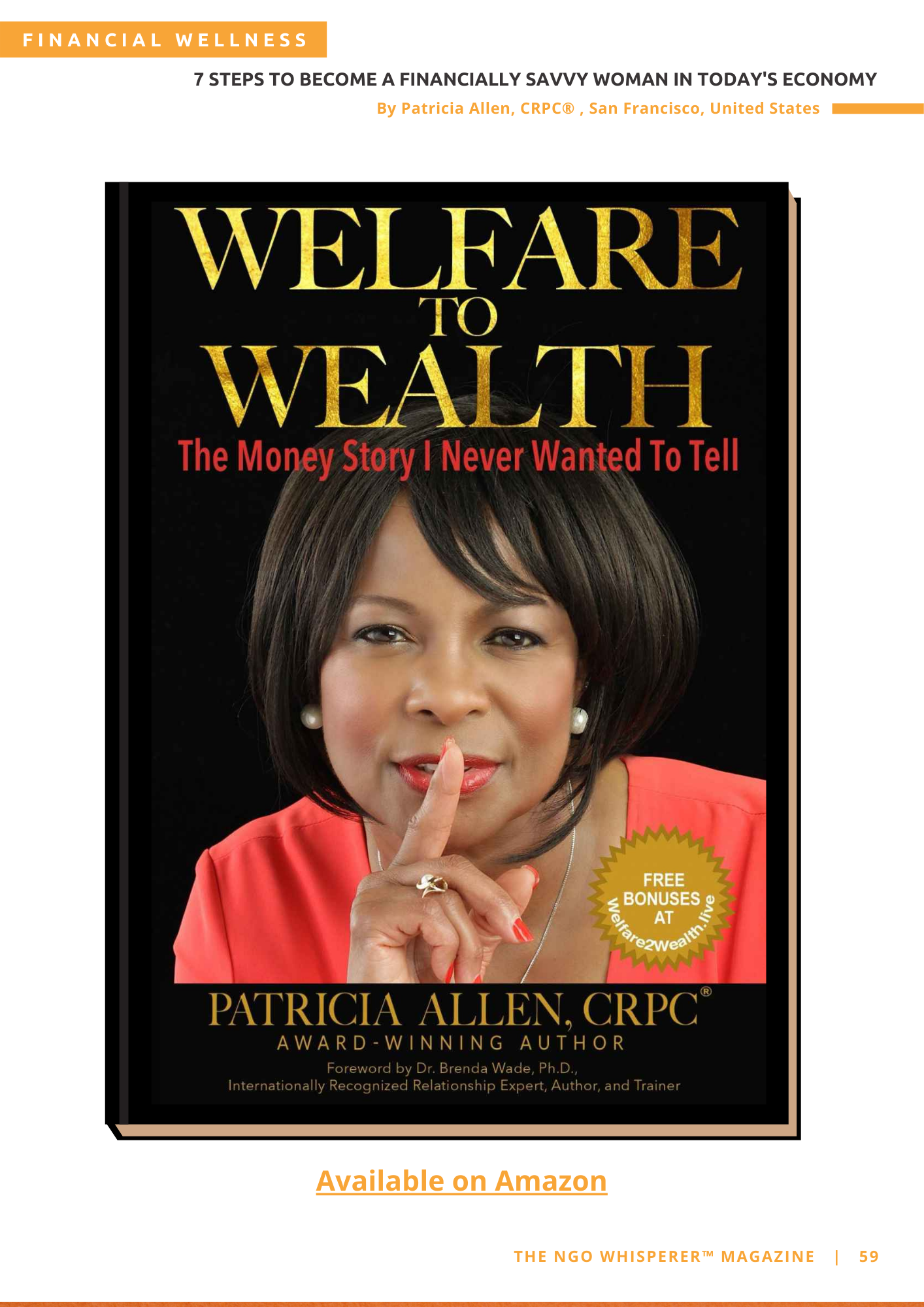 7 Steps To Becoming A Financially Savvy Woman by Patricia Allen, CRPC ...
