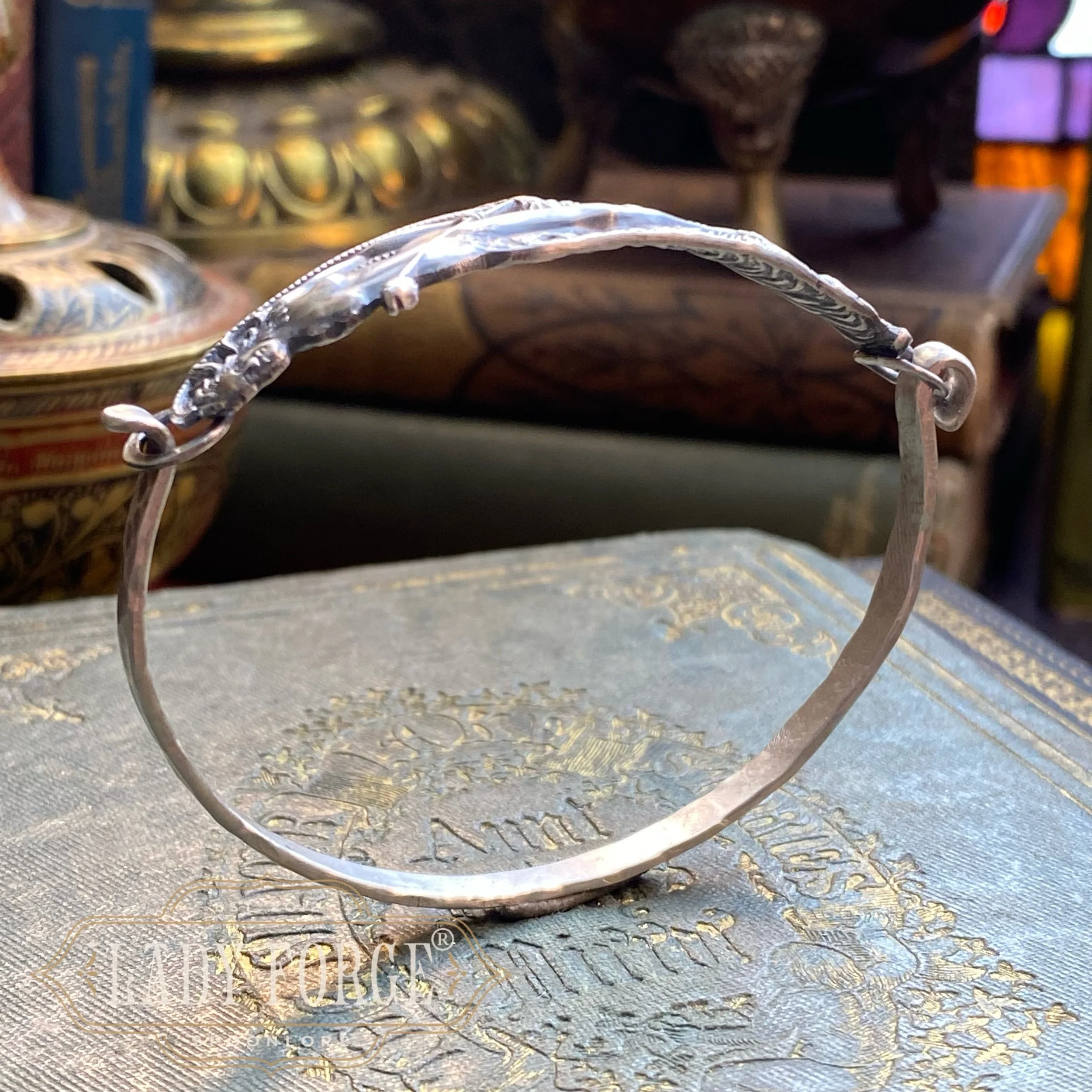 Maiden of the Mist Sterling Spoon Bangle — Spoon Rings Handmade from ...