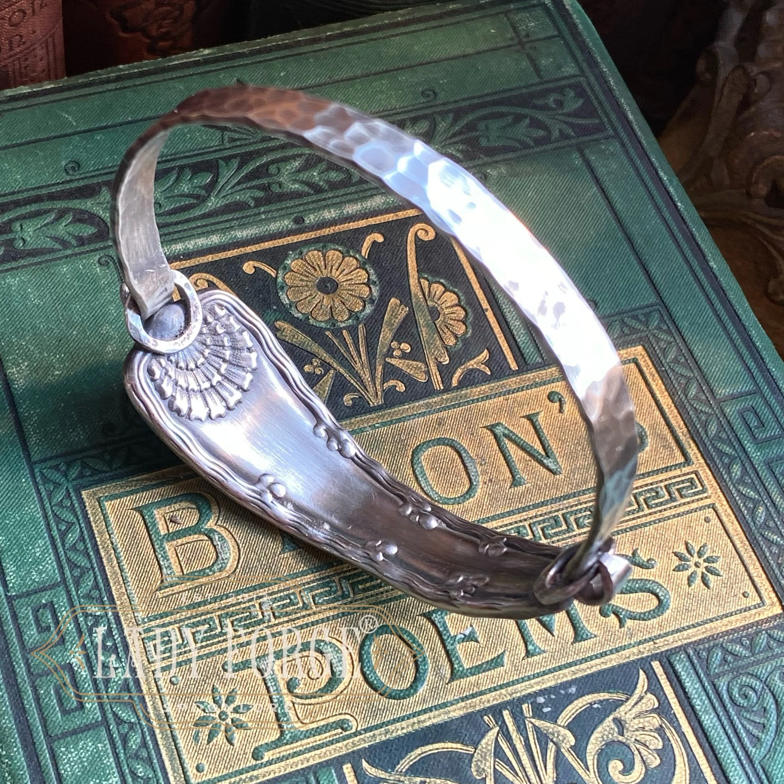 Sterling Spoon Bangle - 1884 Waves Edge by Tiffany & Co. — Spoon Rings ...