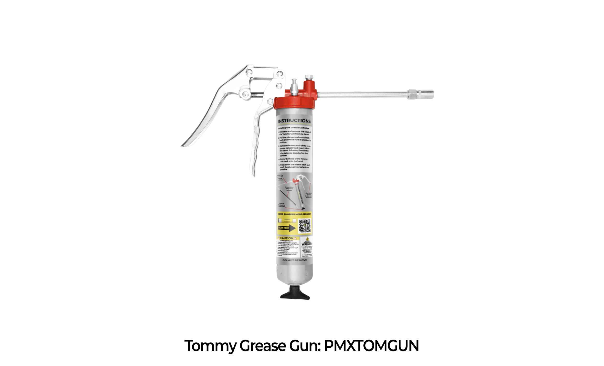 Tommy Pistol Action 6000 Psi Extreme Pressure Grease Gun Promaxx Tool
