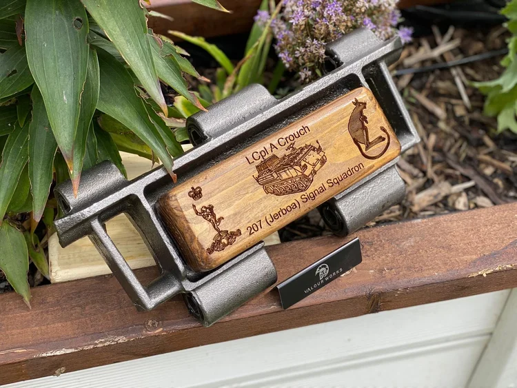 Bespoke Solid Oak Shield | Personalised Engraved Decor - Valour Works ...