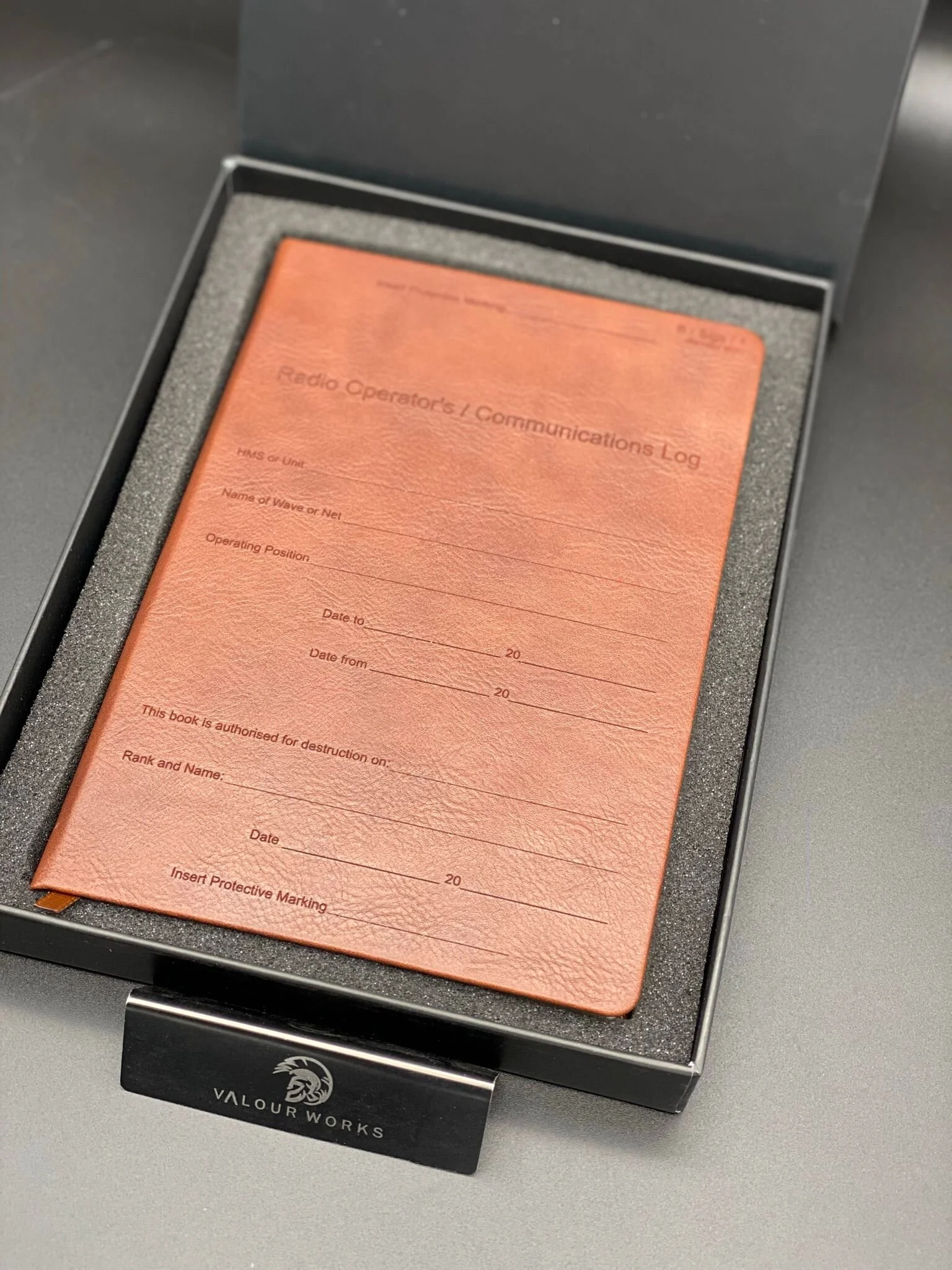 British Military Radio Operator's Log Book Inspired Notebook | A5 ...