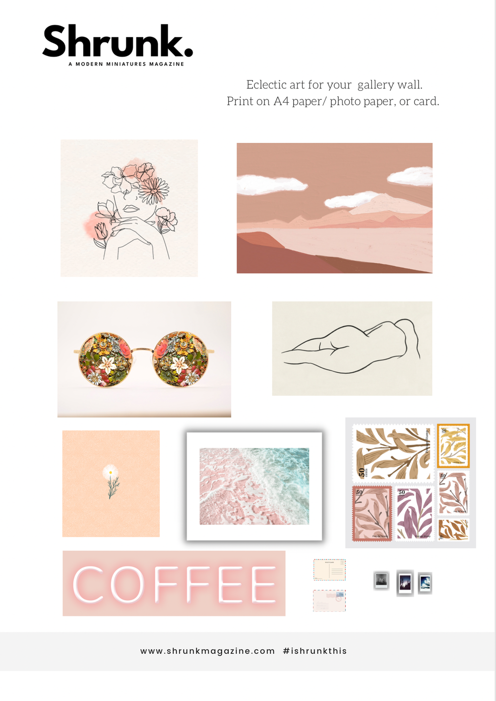 FREEBIE: Wall art printables — Shrunk Magazine