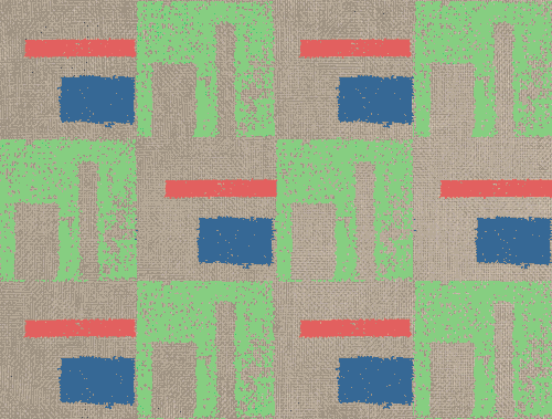 PANEL - modern block printed interior textiles - bespoke patterns in ...