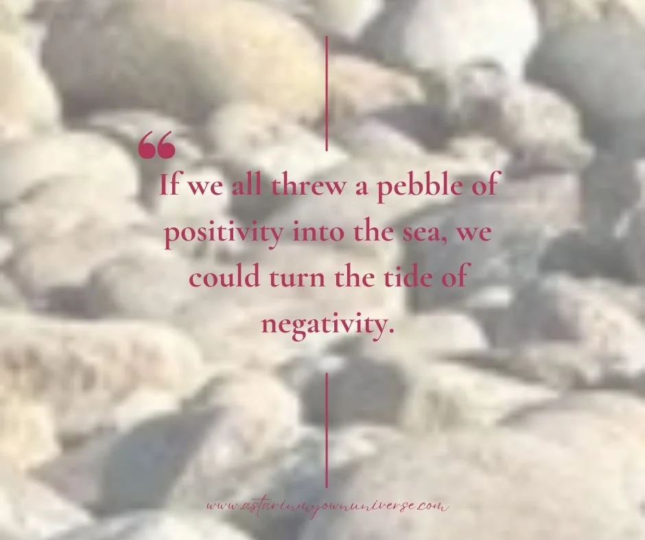 I Needed a Pebble — Learning to live what I preach — A Star in My Own ...