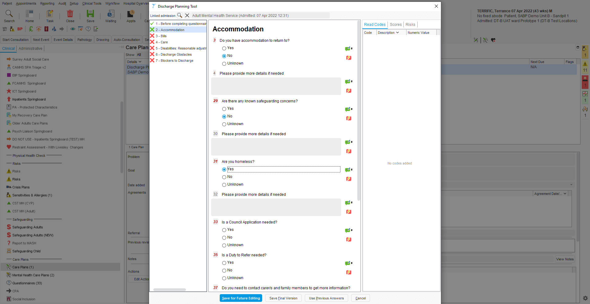 NHS Electronic Patient Record - Discharge Planning Tool — Laura Hepburn ...