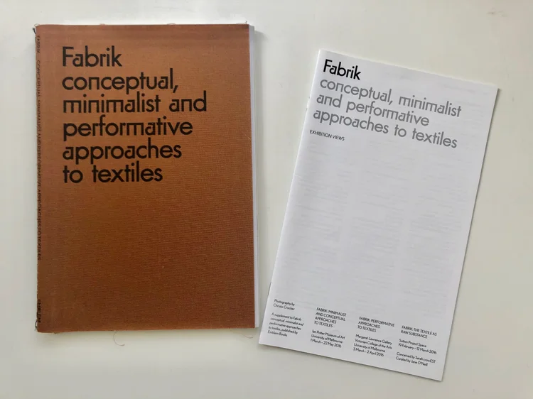 Fabrik: conceptual, minimalist and performative approaches to textiles ...