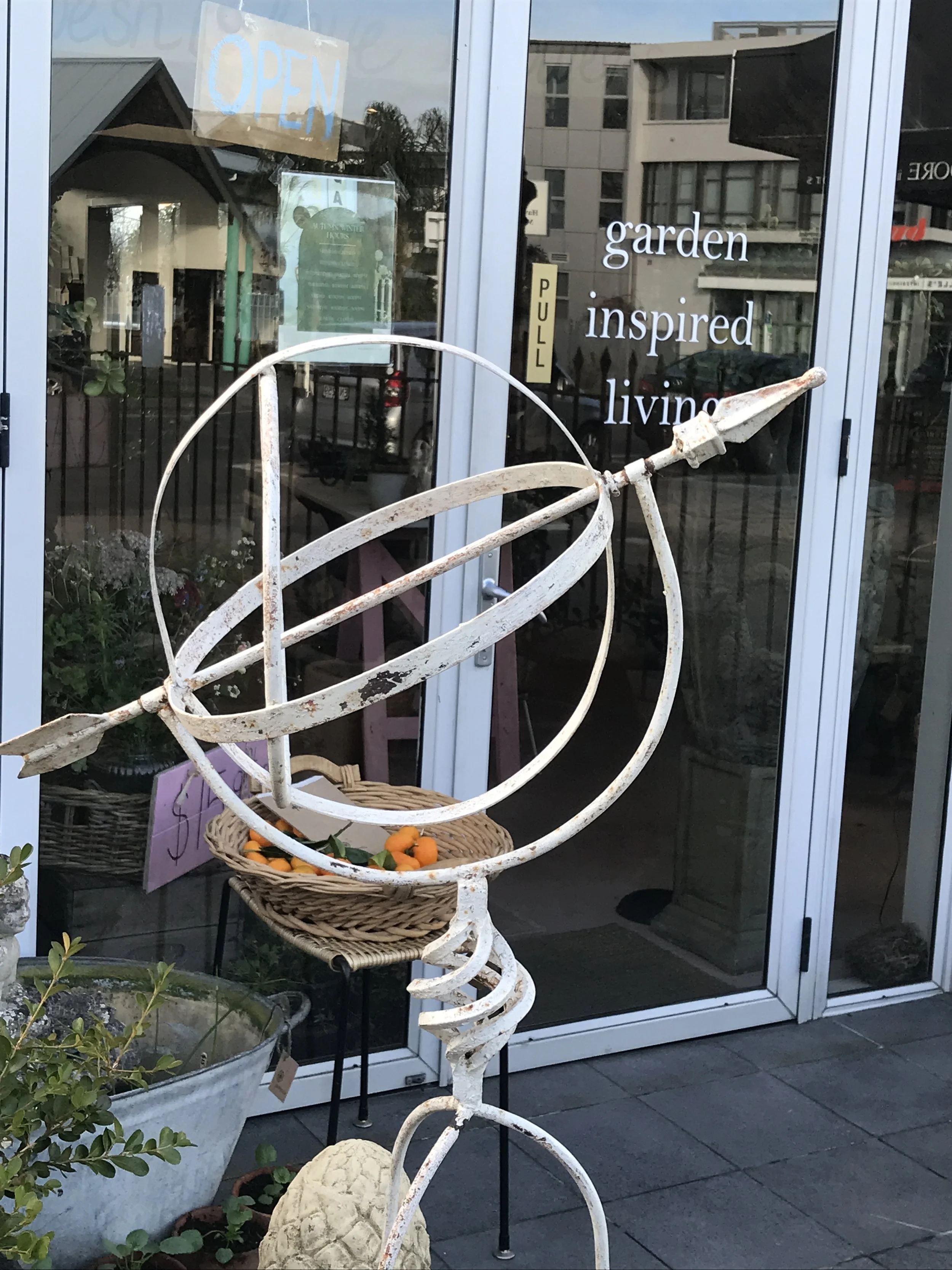 Vintage Hand Forged Armillary Sphere — Gardenalia