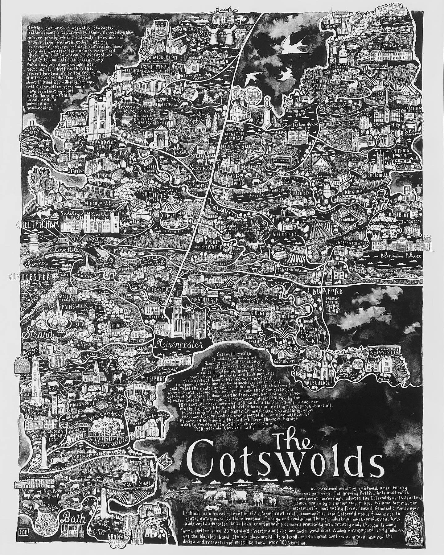 Hand-drawn Maps Brixton - Caroline Harper