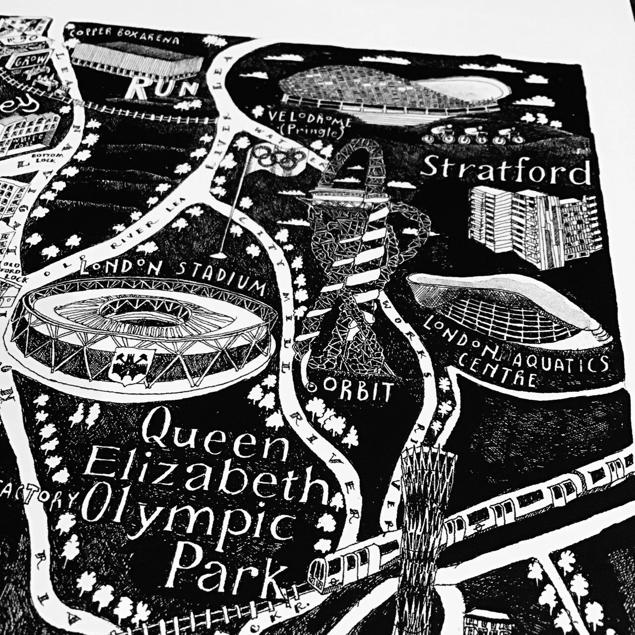 Hand-drawn Maps Brixton - Caroline Harper