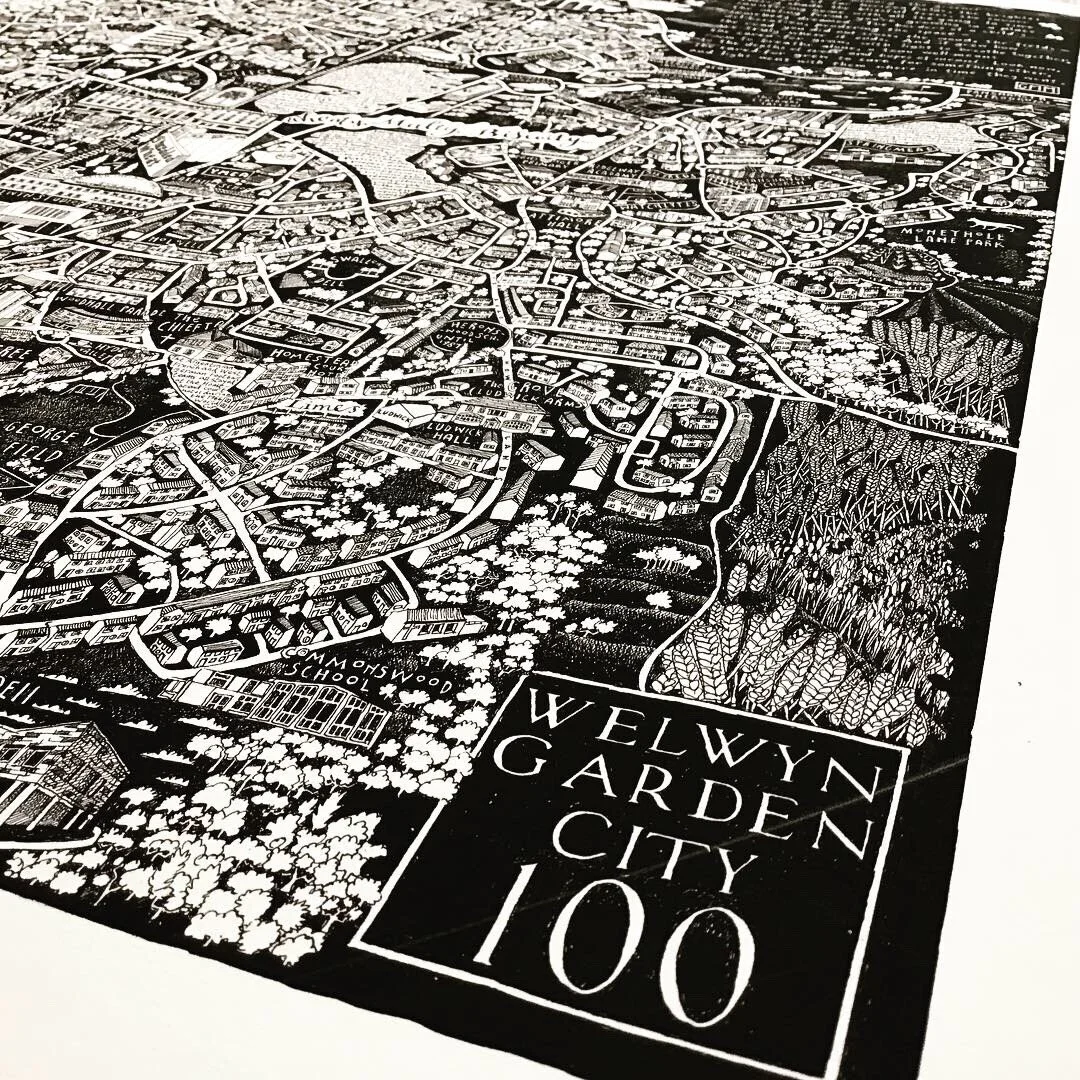 Hand-drawn Maps Brixton - Caroline Harper